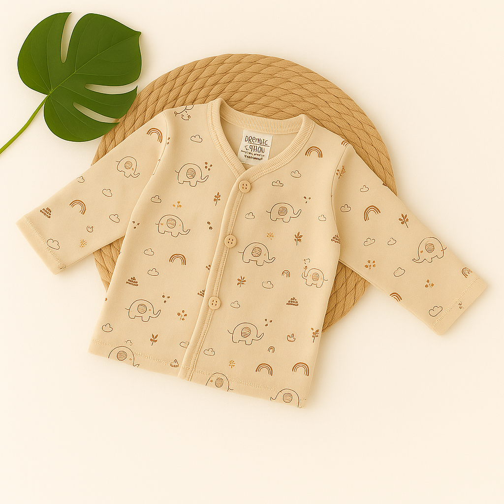 Full Sleeve Printed Newborn Babywear 0 to 3 Months